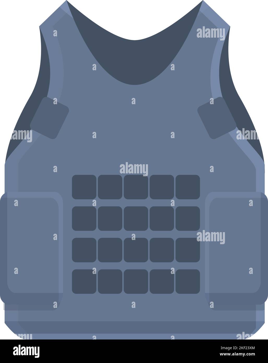 Proof vest icon cartoon vector. Swat bulletproof. Team safety Stock ...