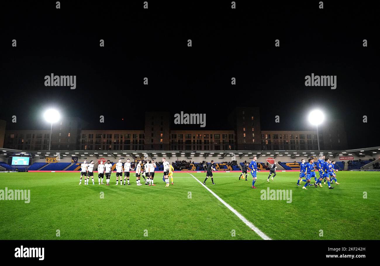 Afc wimbledon v weymouth emirates fa cup first round replay hi-res ...