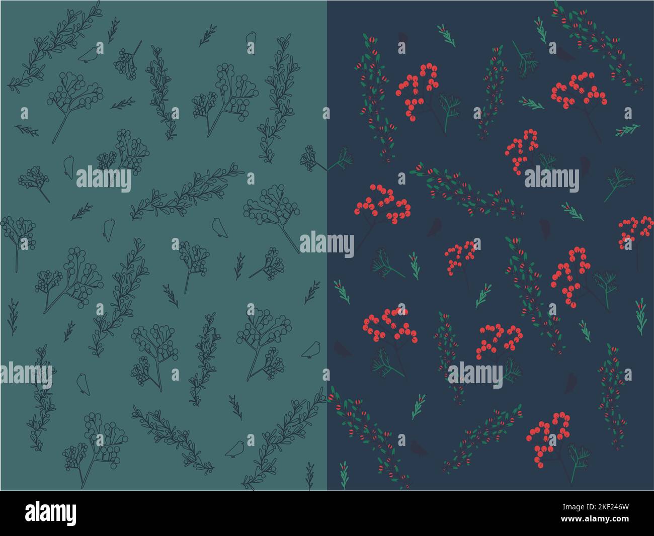 Pattern with birds in the nature design Stock Vector Image & Art - Alamy