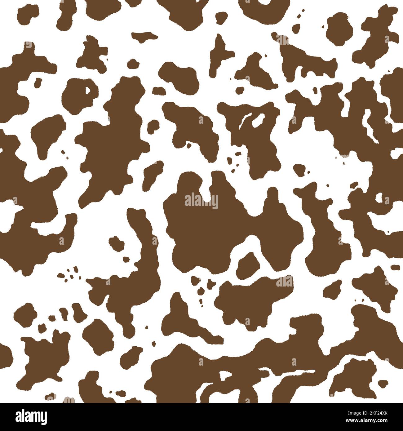 Cow skin brown seamless pattern. Cow hide texture for fashion design ...
