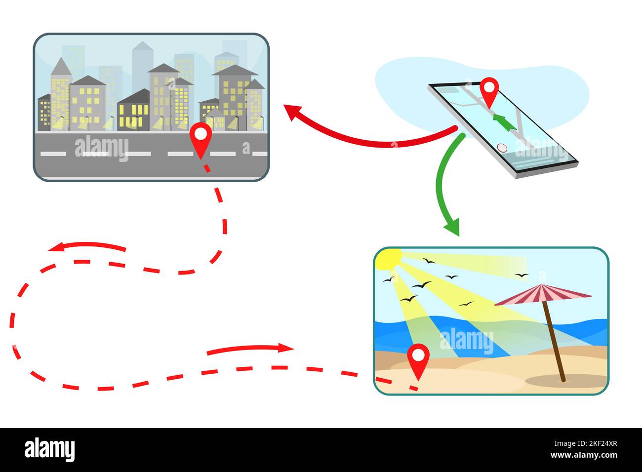 City highway system Cut Out Stock Images & Pictures - Alamy
