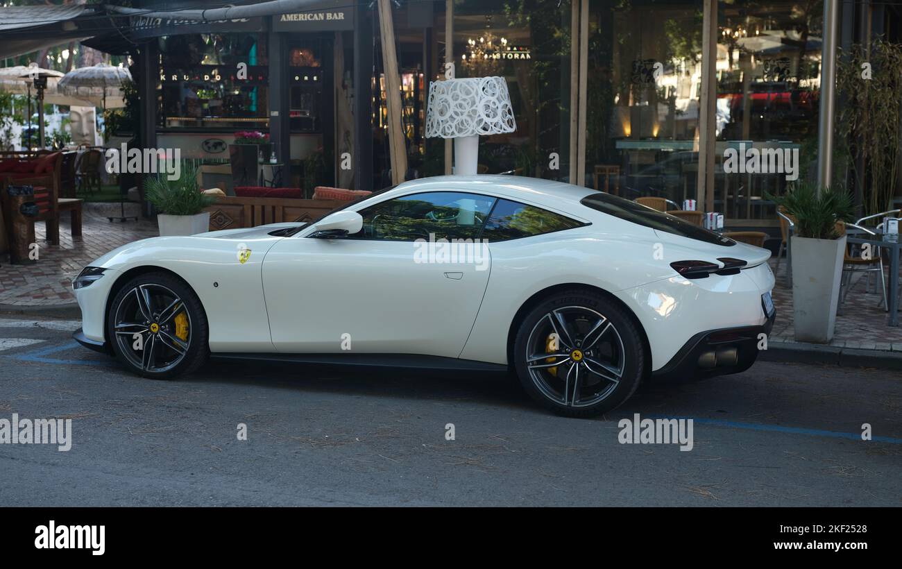The "Roma Model" is the latest creation from Ferrari cars. It is a GT ...