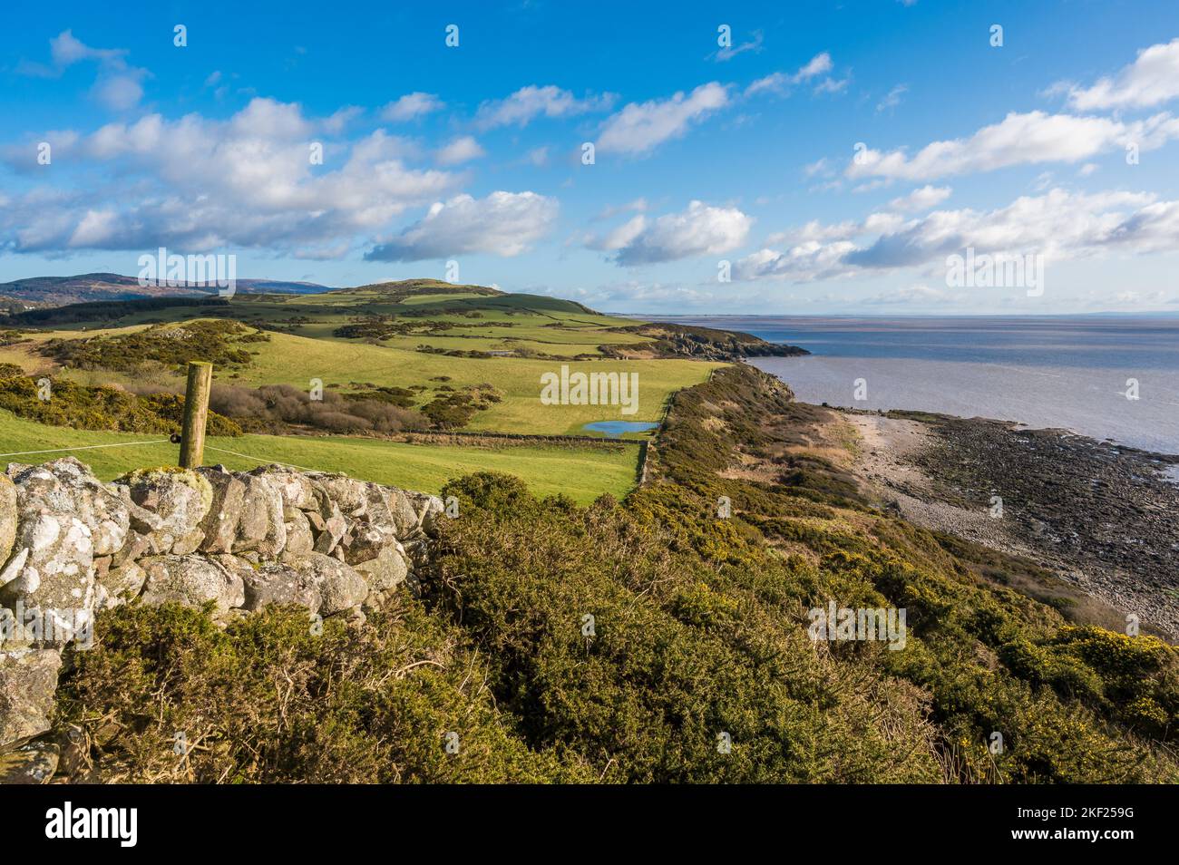 Colvend Coastal path on the north Solway Stock Photo - Alamy