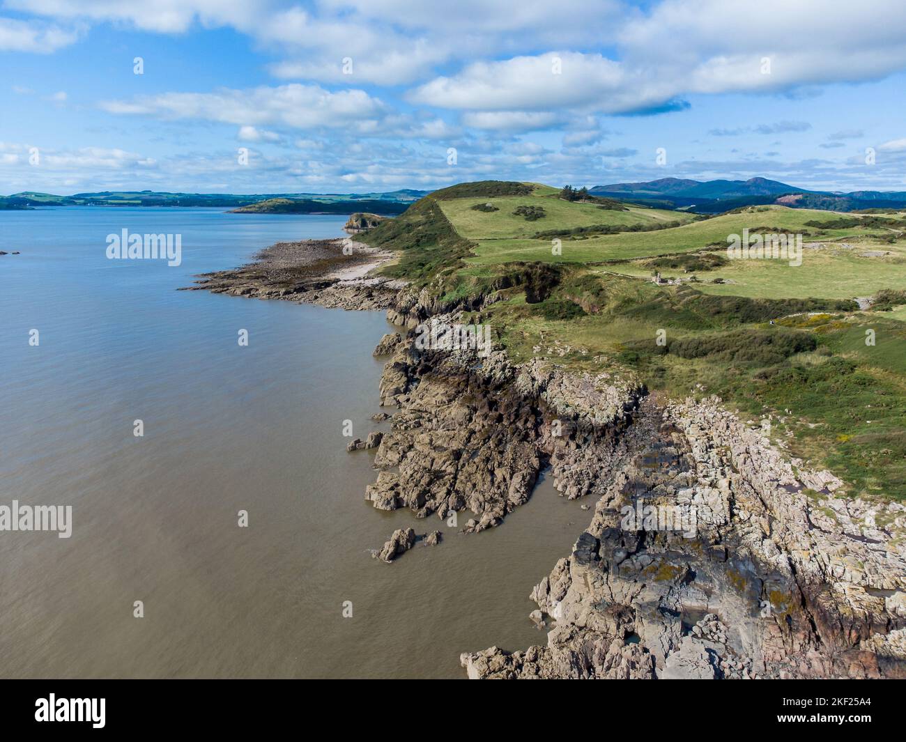 Colvend Coastal path on the north Solway Stock Photo - Alamy