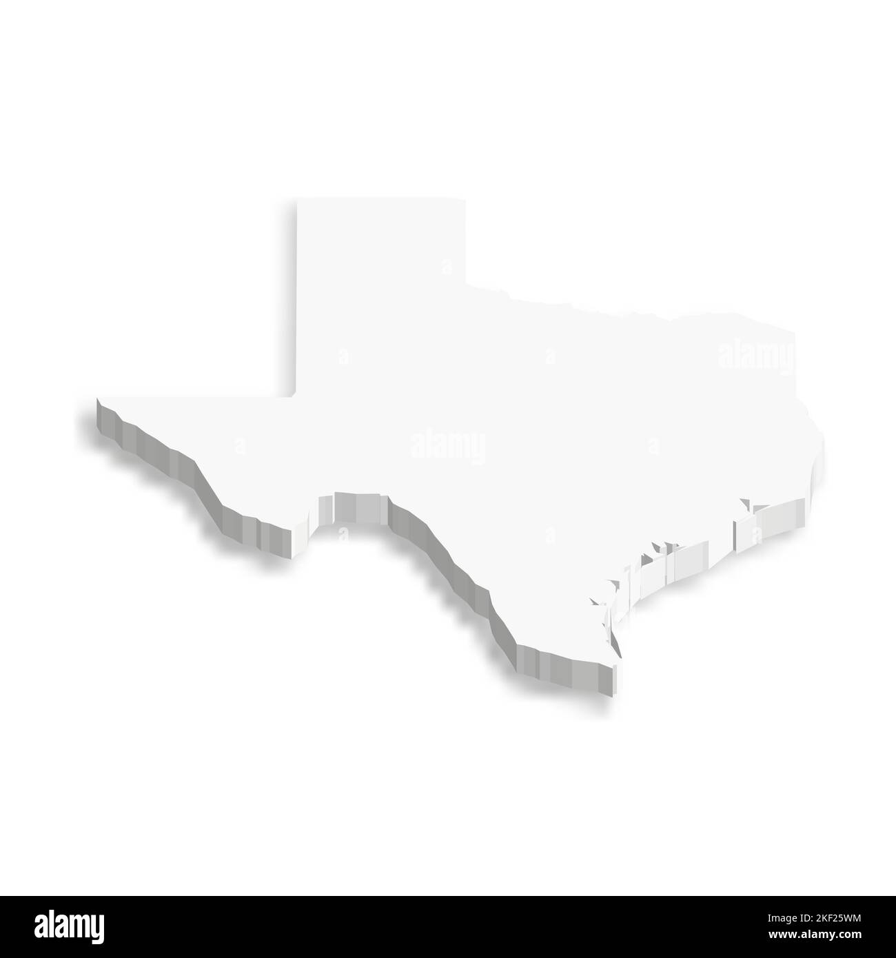 Vector map texas high Cut Out Stock Images & Pictures - Alamy