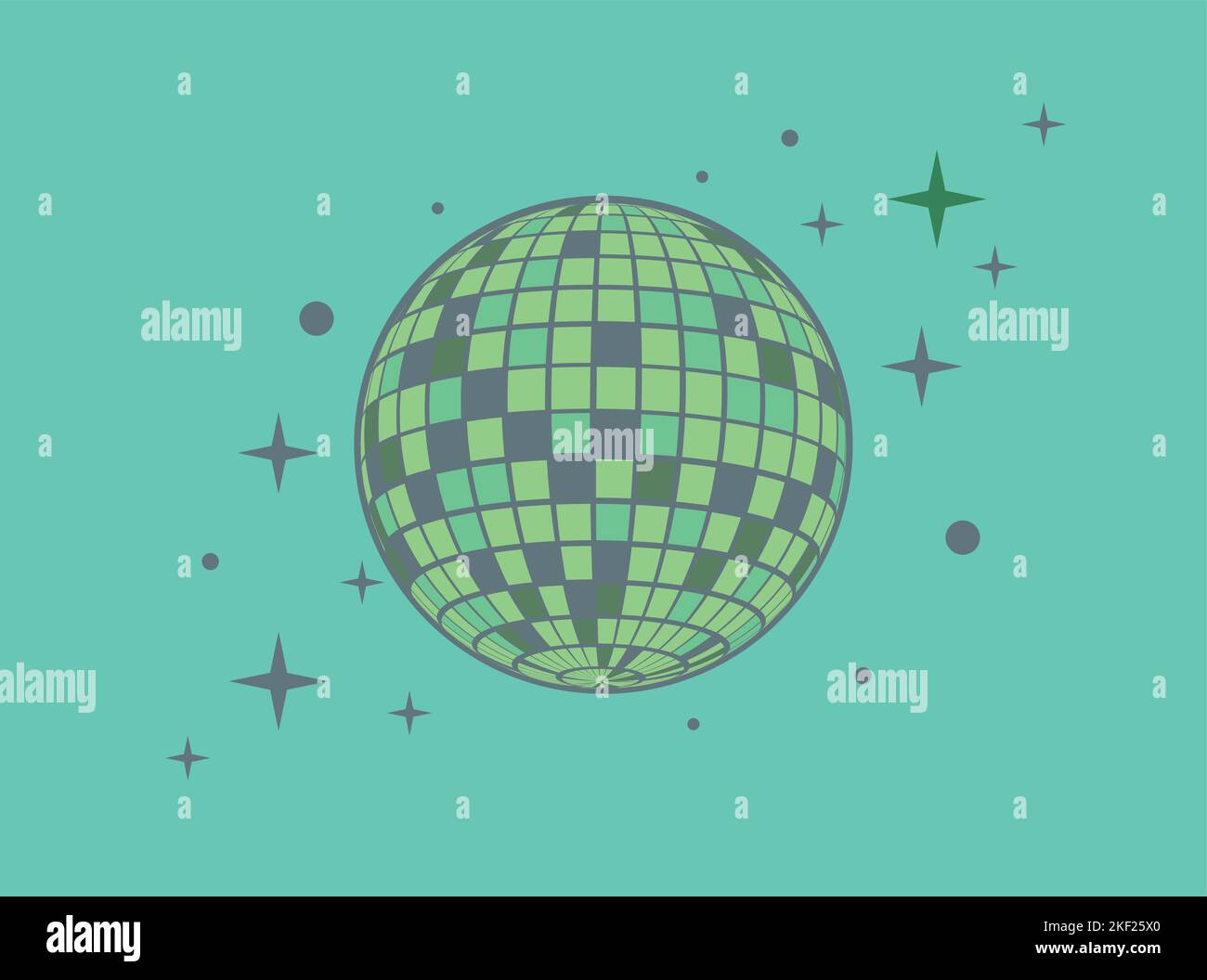 Disco ball Vector icon Disco ball Vector icon Stock Vector Image & Art ...