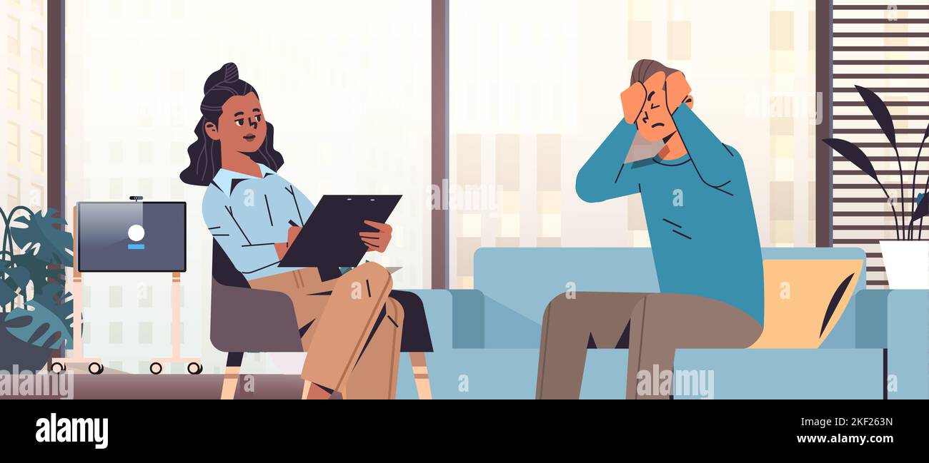 Female american psychologist Stock Vector Images - Alamy