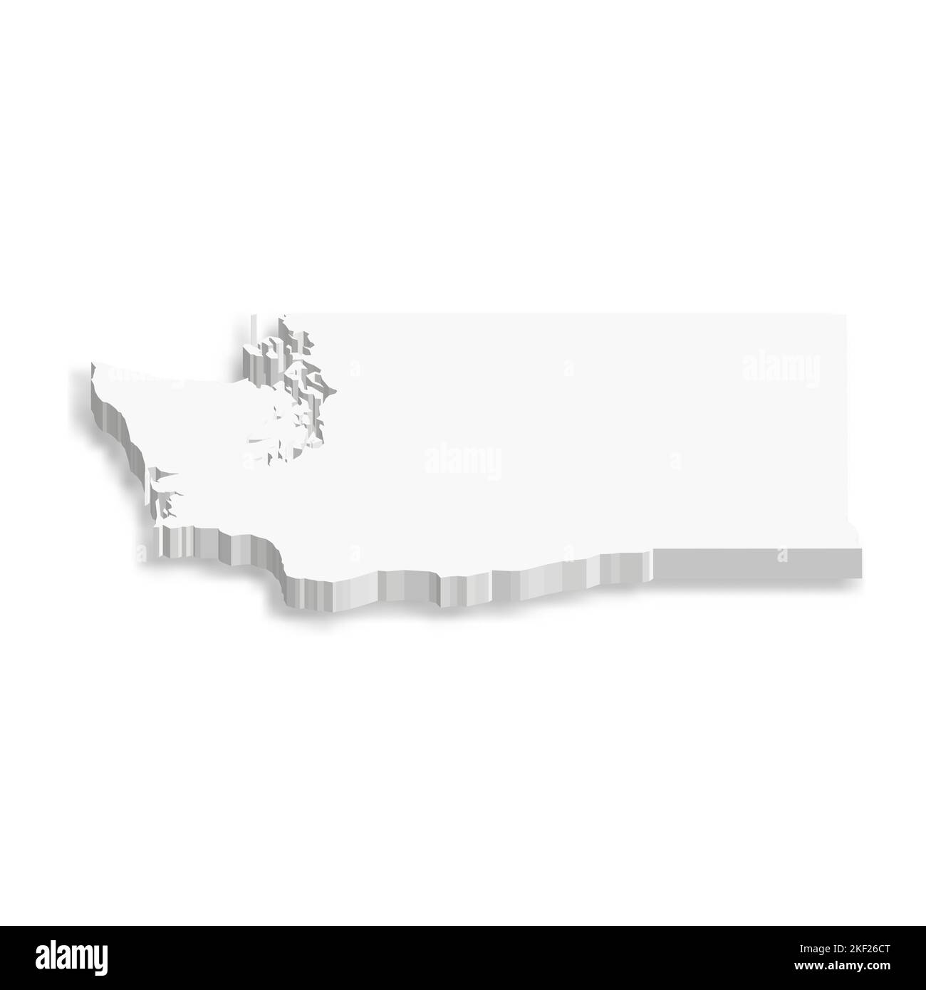 Map of olympia washington Cut Out Stock Images & Pictures - Alamy