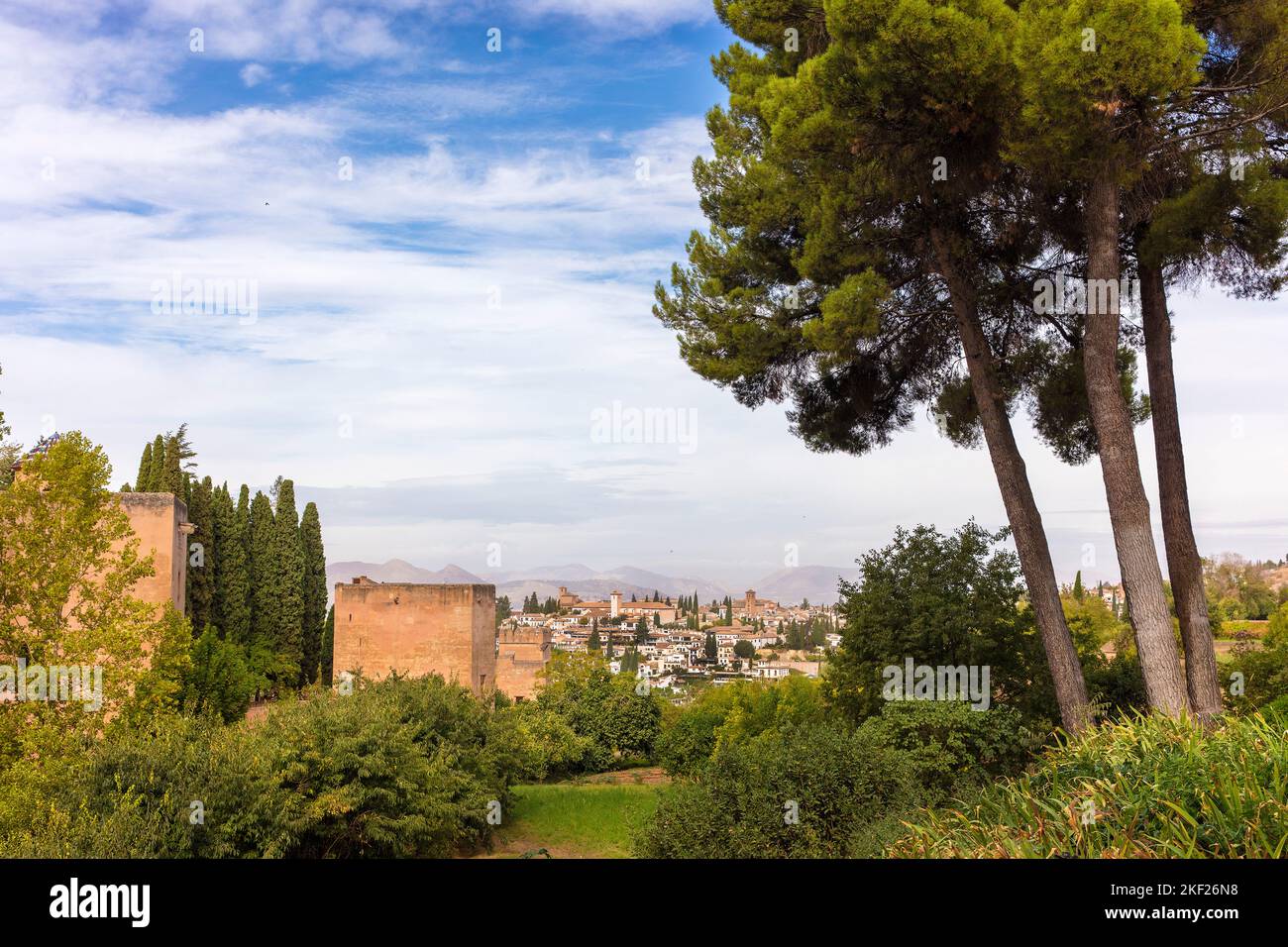 Alhambra landscape hi-res stock photography and images - Alamy