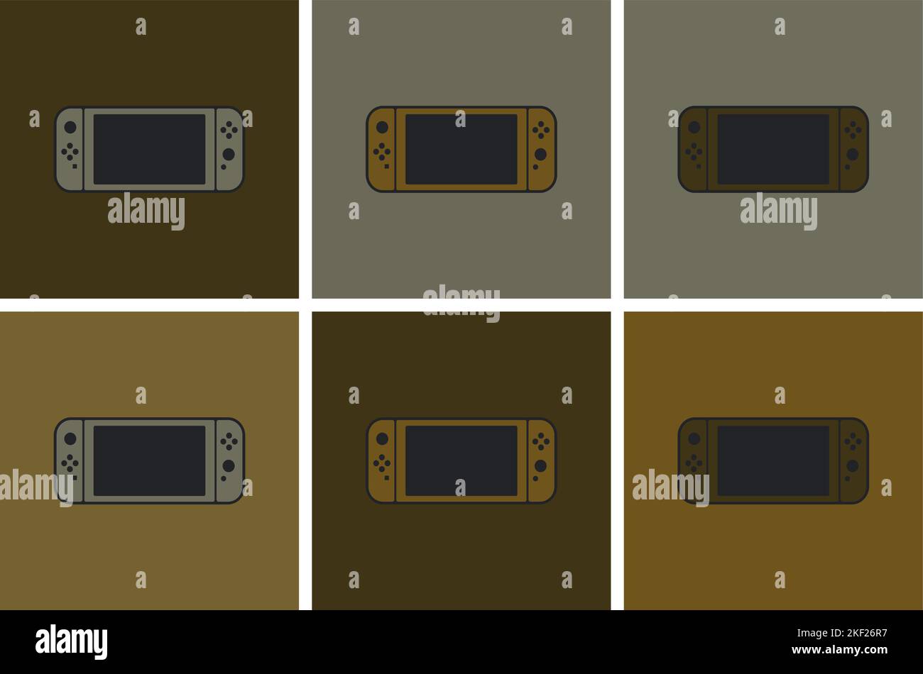 Nintendo switch controller Stock Vector Images - Alamy