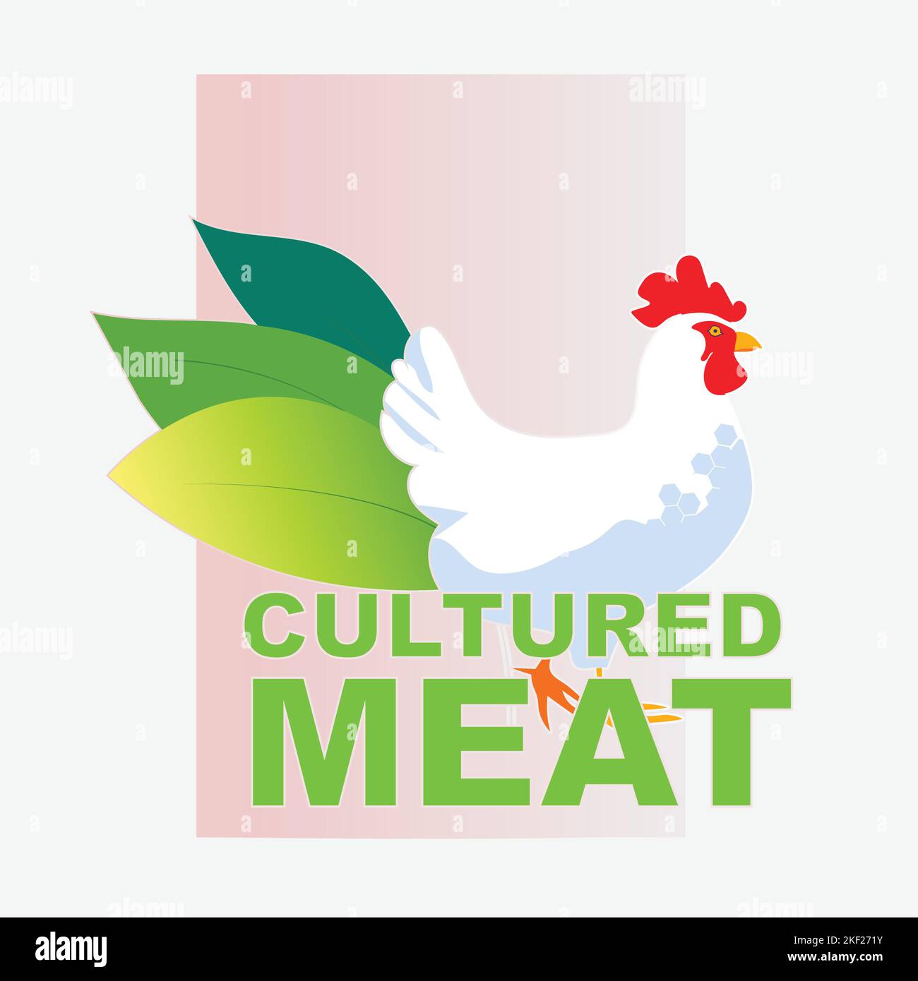 cell cultured chicken meat artificial lab grown meat production concept ...