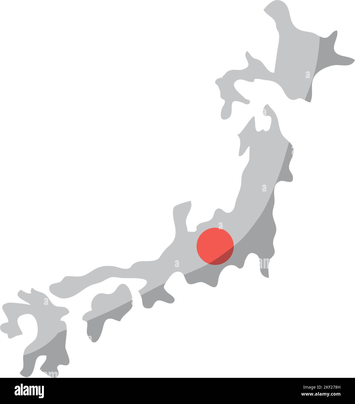 Japan map and flag Stock Vector Image & Art - Alamy