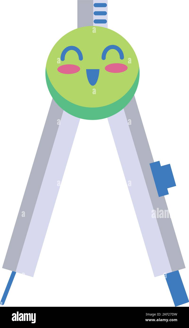 compass cartoon school Stock Vector Image & Art - Alamy