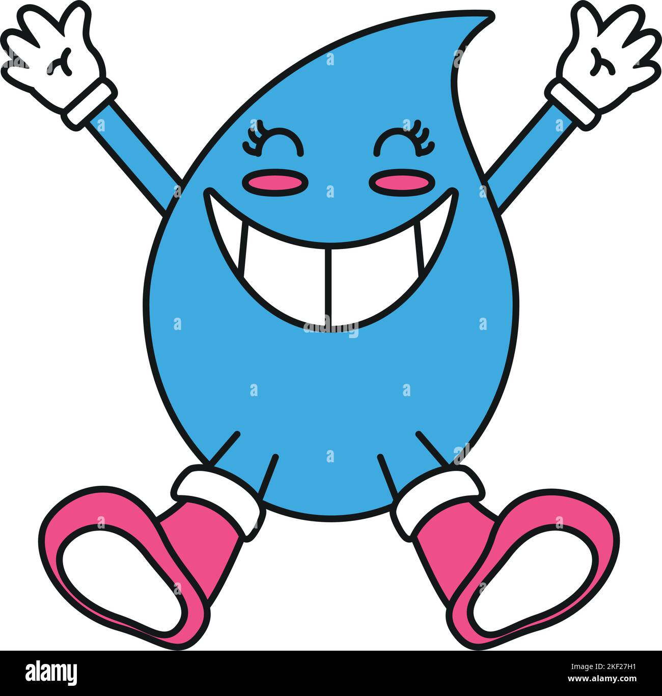 save the world, happy drop Stock Vector Image & Art - Alamy