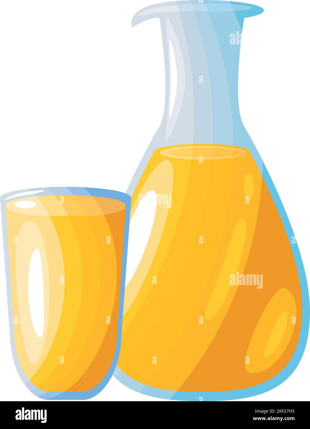 juice pitcher and cup Stock Vector Image & Art - Alamy