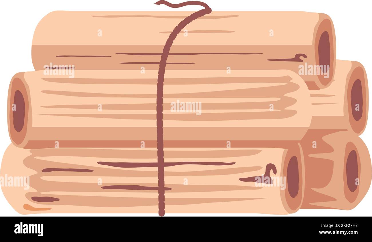 stack of firewood Stock Vector Image & Art - Alamy