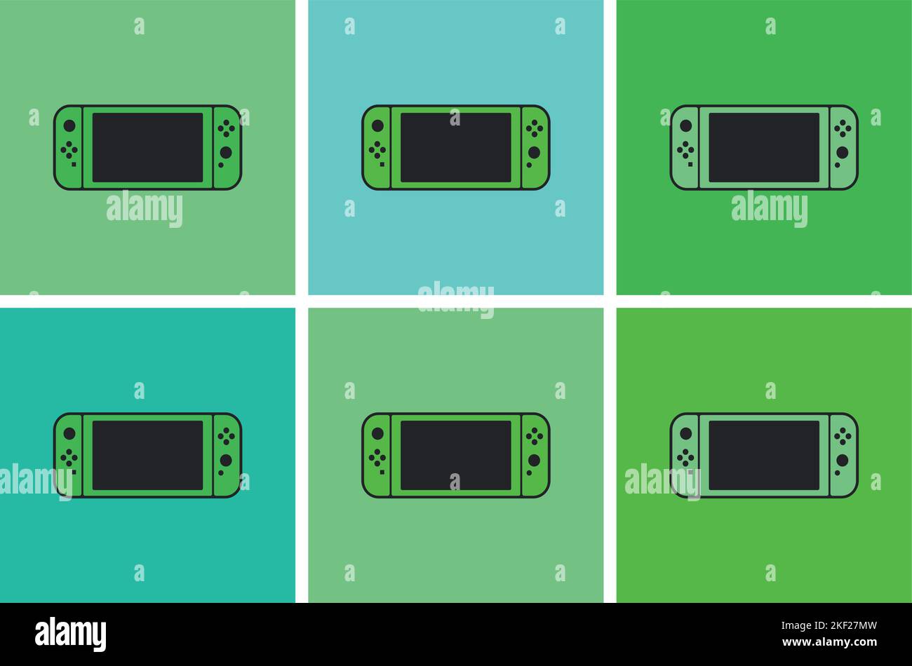 Game controller design template icon. Nintendo Switch. Gamepad Stock ... Game controller design template icon. Nintendo Switch. Gamepad Stock ...