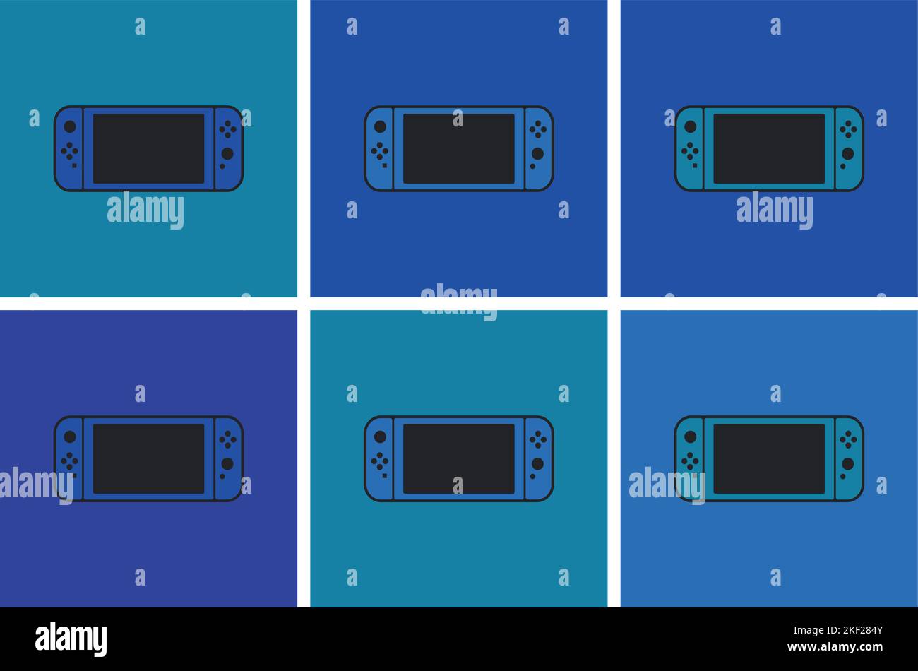 Nintendo switch controller Stock Vector Images - Alamy