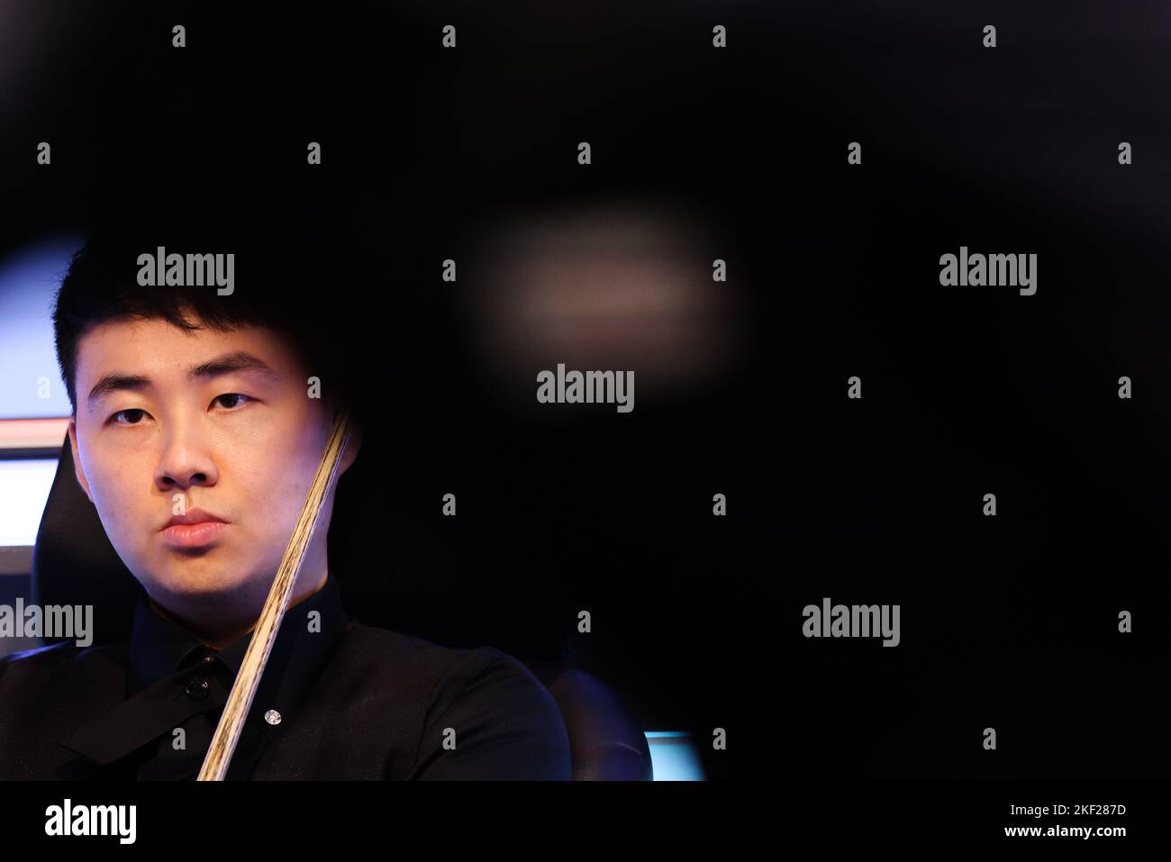 China’s Xu Si during day four of the Cazoo UK Snooker Championship at ...