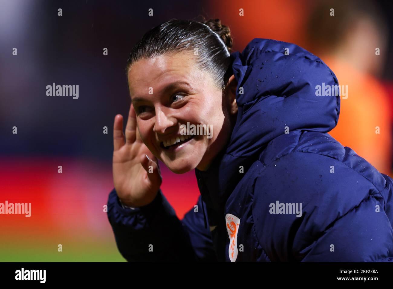 ZWOLLE, NETHERLANDS - NOVEMBER 15: Sherida Spitse (c) of the ...