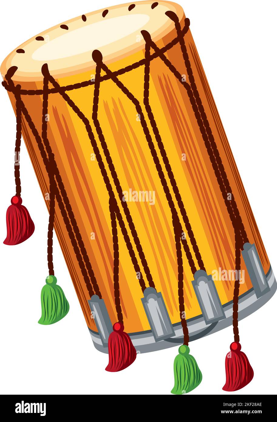 indian traditional drum Stock Vector Image & Art - Alamy