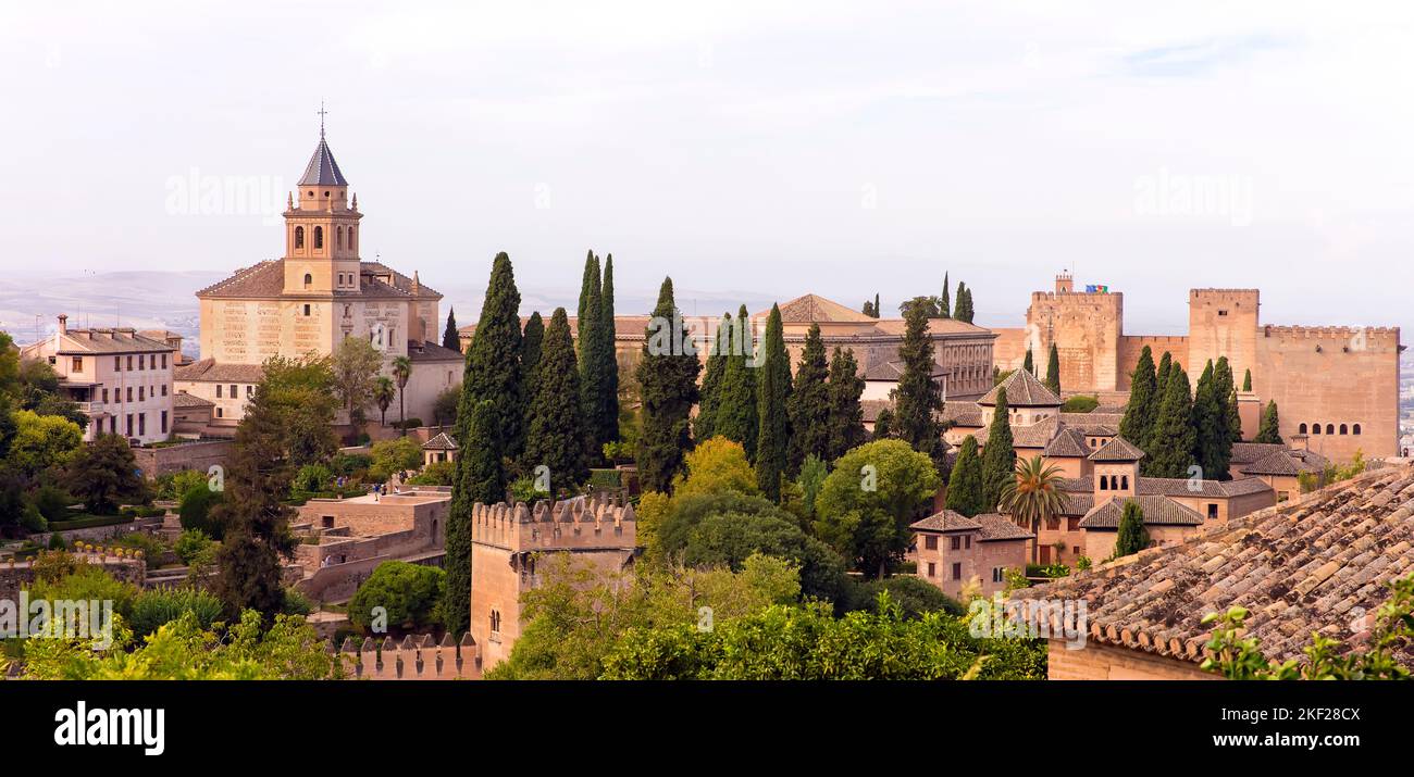 Exterior Alhambra, Granada, Andalusia, Spain Stock Photo - Alamy