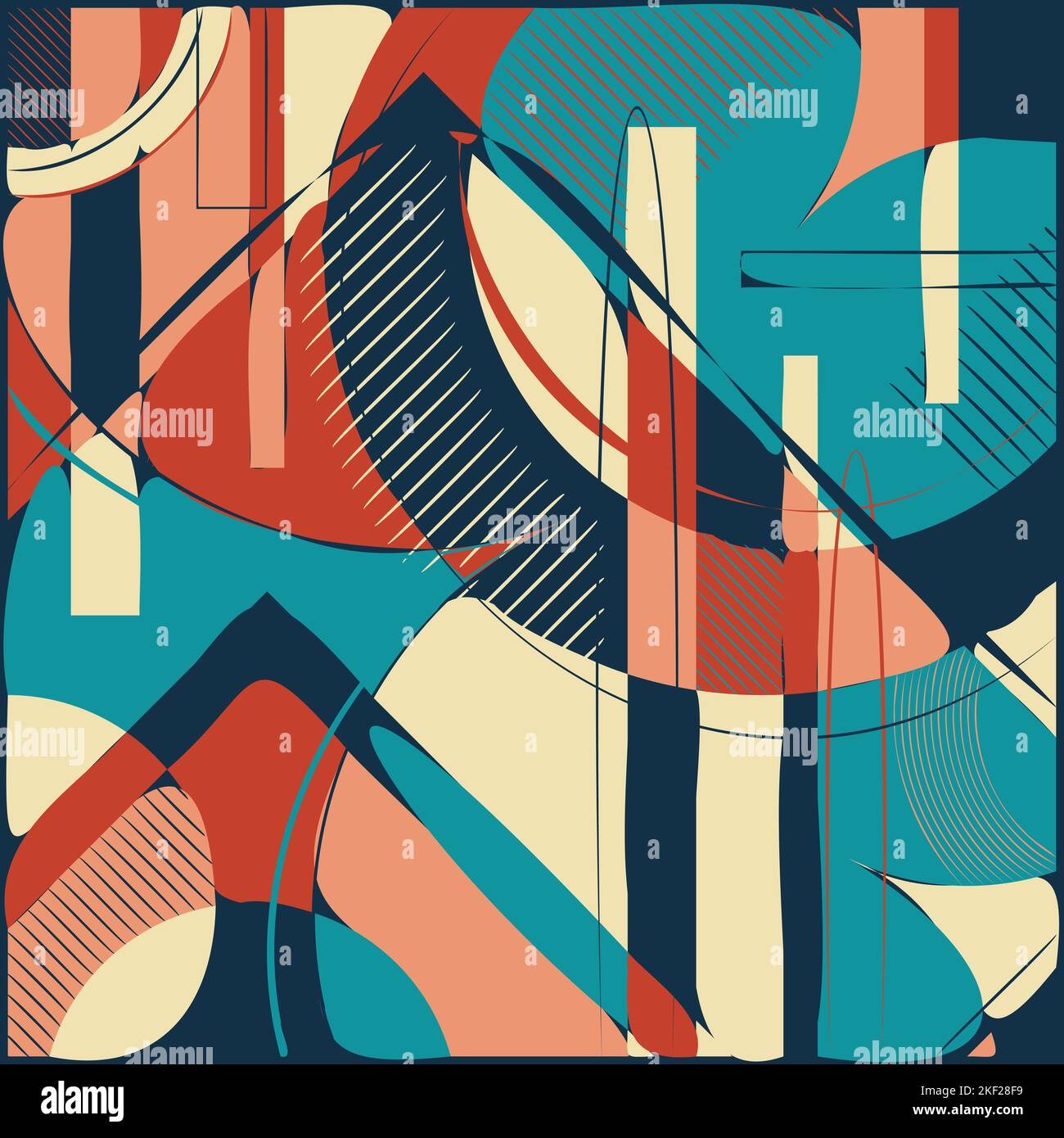 Abstract cool geometric background Stock Vector Image & Art - Alamy