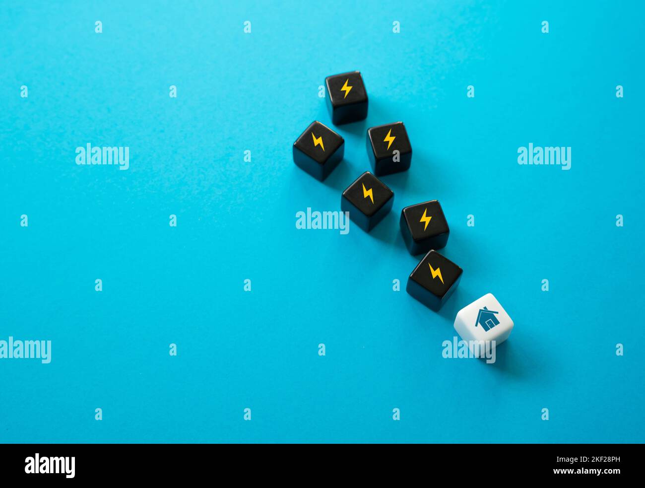 The residential building is losing energy. Energy inefficiency, heat ...