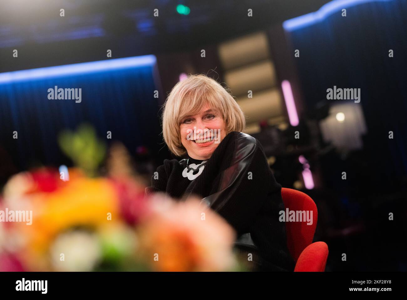 Cologne, Germany. 15th Nov, 2022. Mary Roos, pop singer, recorded ...