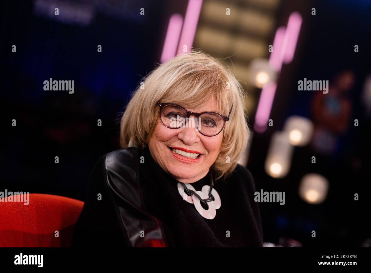 Cologne, Germany. 15th Nov, 2022. Mary Roos, pop singer, recorded ...