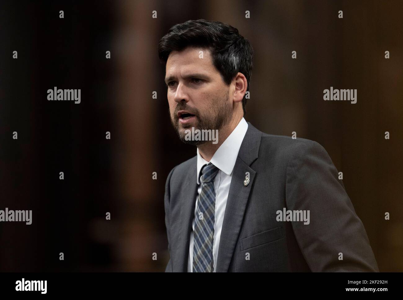 Immigration, Refugees and Citizenship Minister Sean Fraser rises during ...
