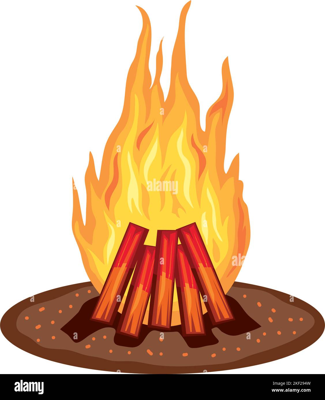 bonfire wood icon Stock Vector Image & Art - Alamy
