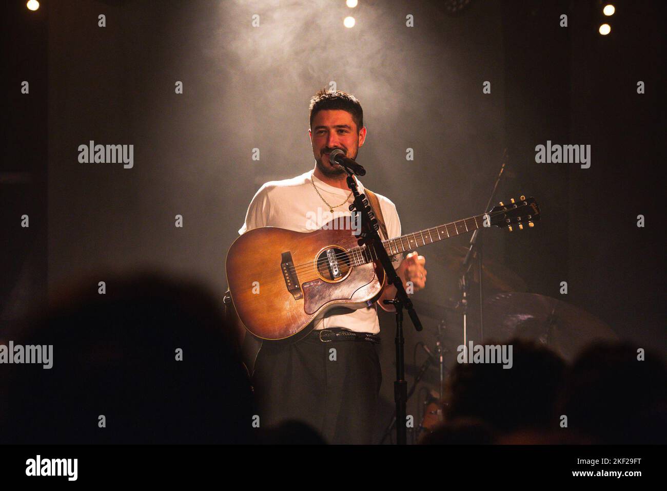 November 14, 2022: Marcus Mumford, the lead singer of Mumford And Sons, performs a sold out show ...