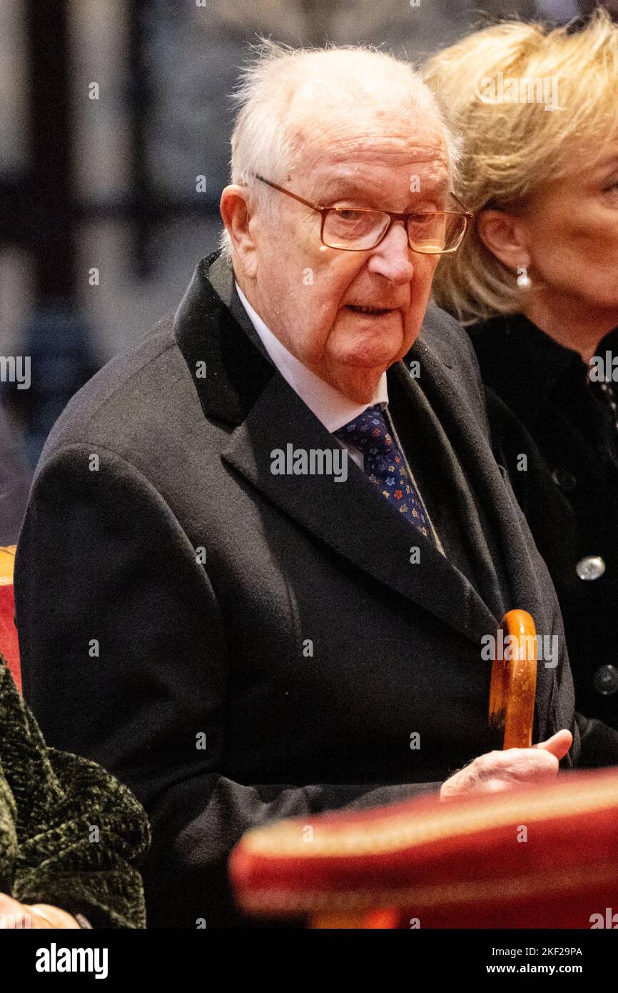 King Albert II attending Te Deum at the Saint Michael and Saint Gudula ...