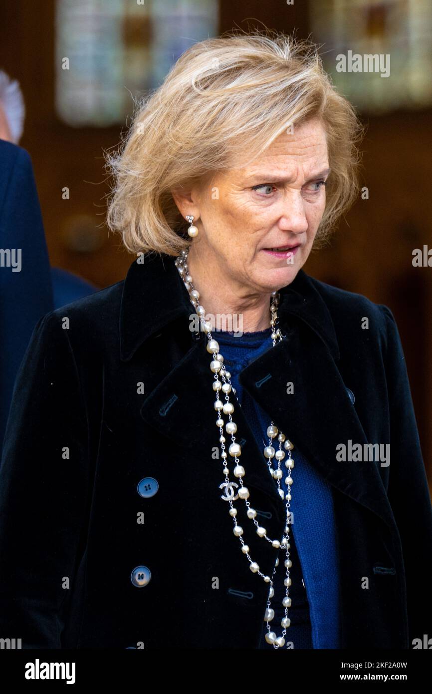 Princess Astrid attending Te Deum at the Saint Michael and Saint Gudula ...
