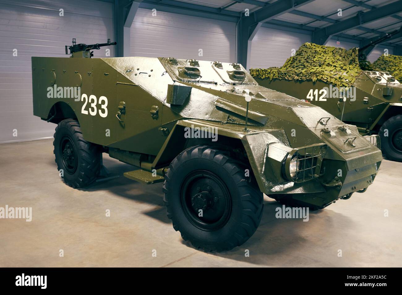 Russian armored personnel carrier BTR-40. Museum of Tanks and Armored ...