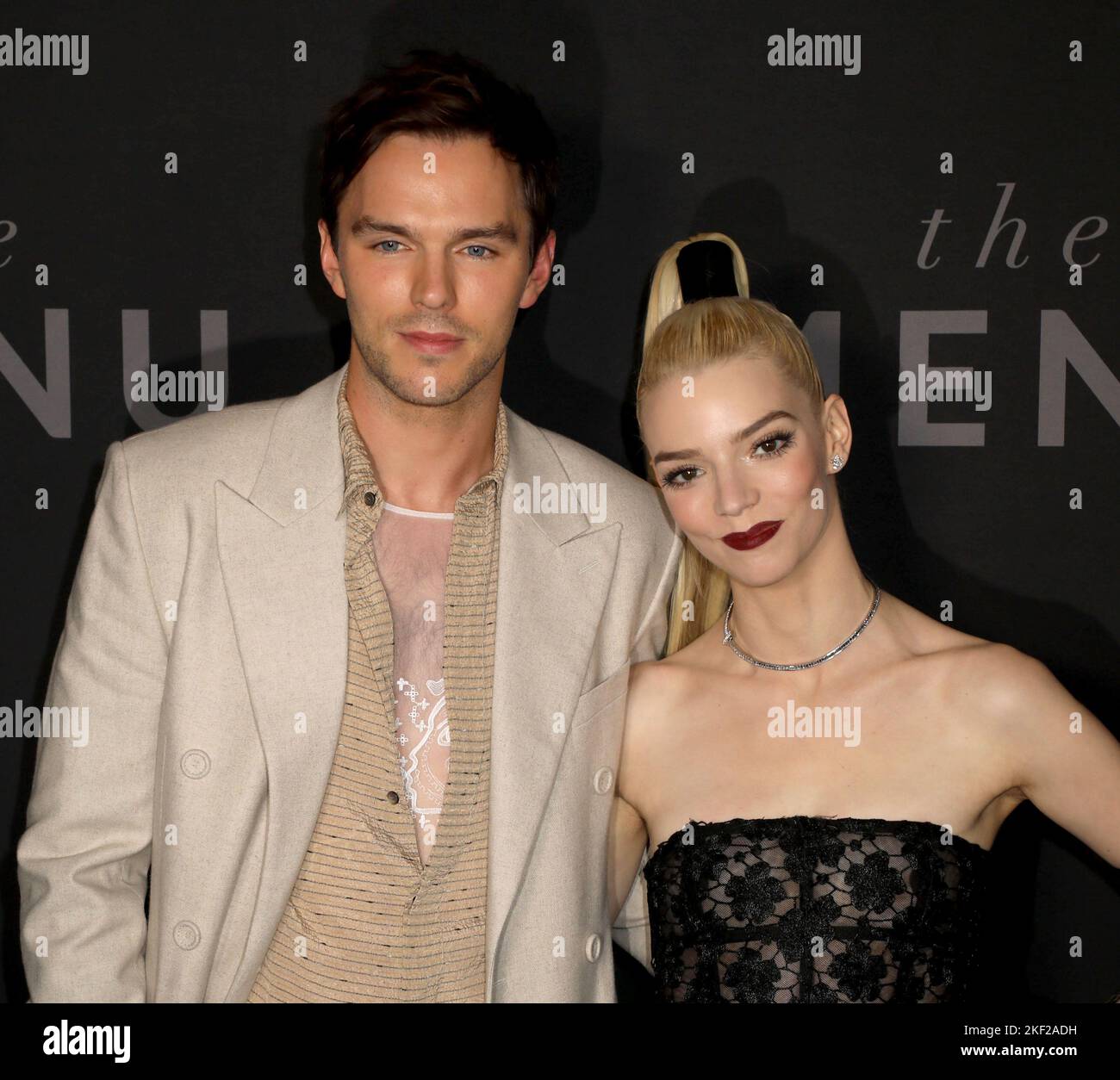 November 14, 2022, New York City, New York, USA: Actors NICHOLAS HOULT ...