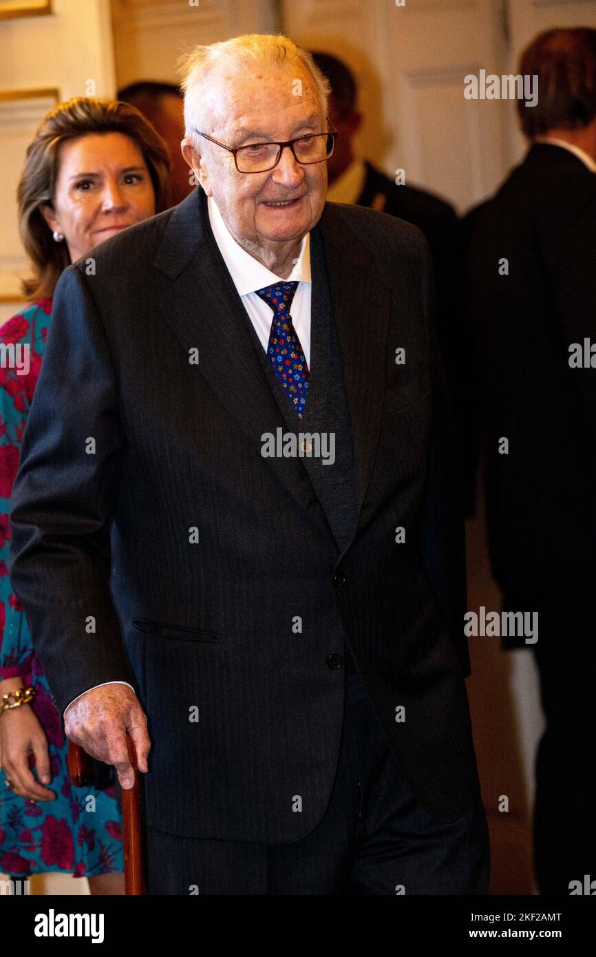 King Albert II of Belgium attending the Missing Children Europe Award ...