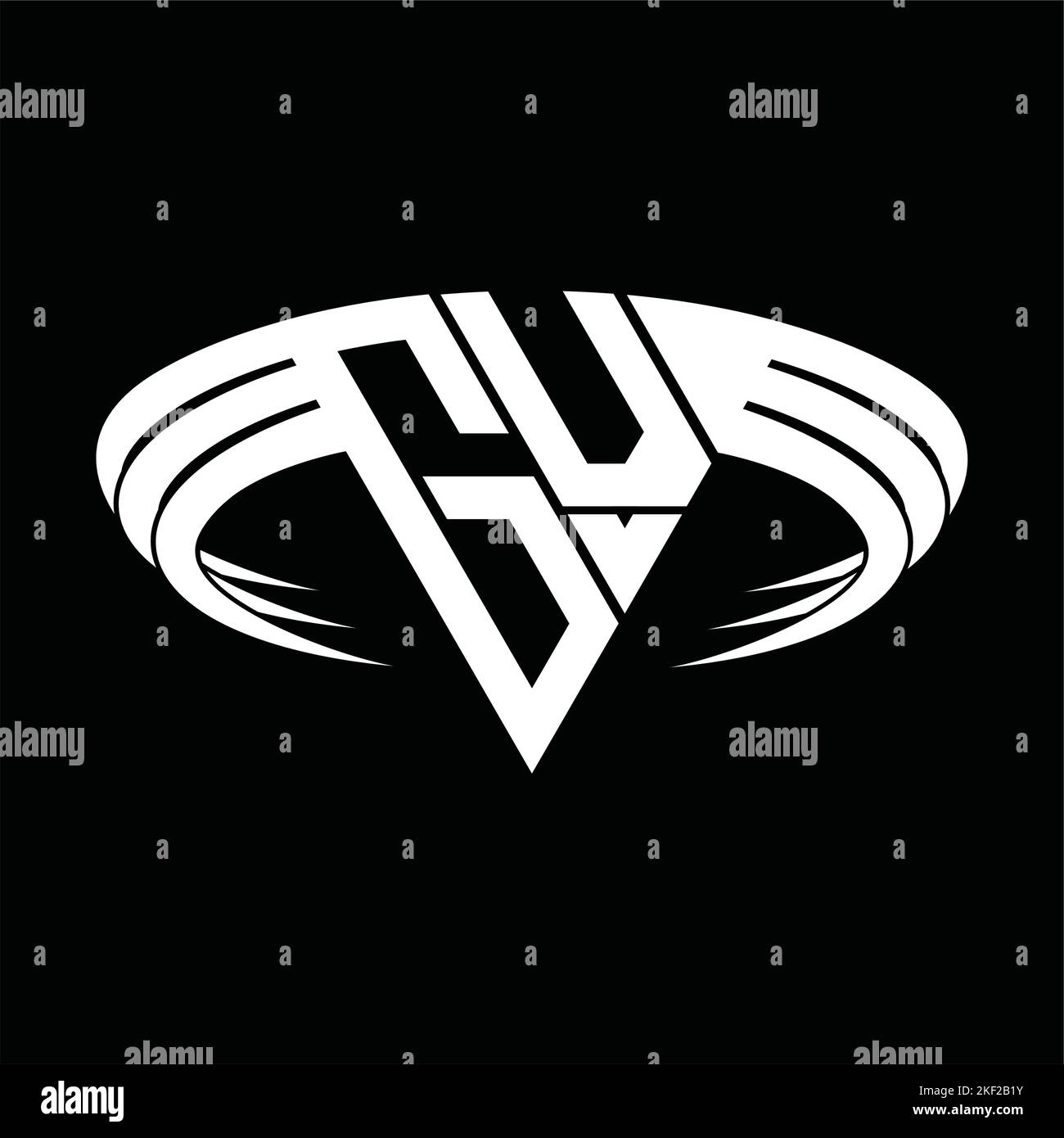 GV Logo letter monogram with triangle slice shape design template Stock ...