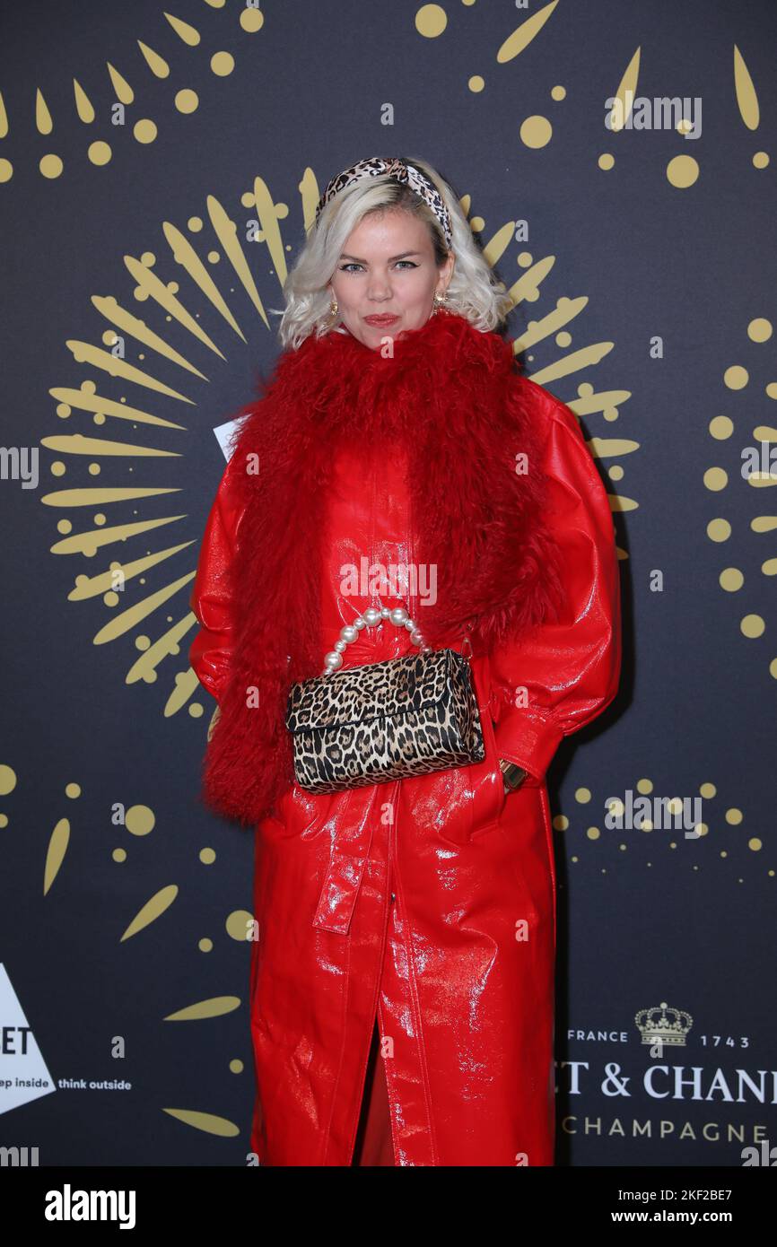 London, UK. 15 November, 2022. Fabienne Hebrar arriving at the launch ...