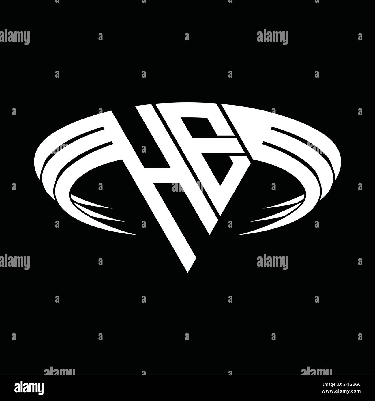 HE Logo letter monogram with triangle slice shape design template Stock ...