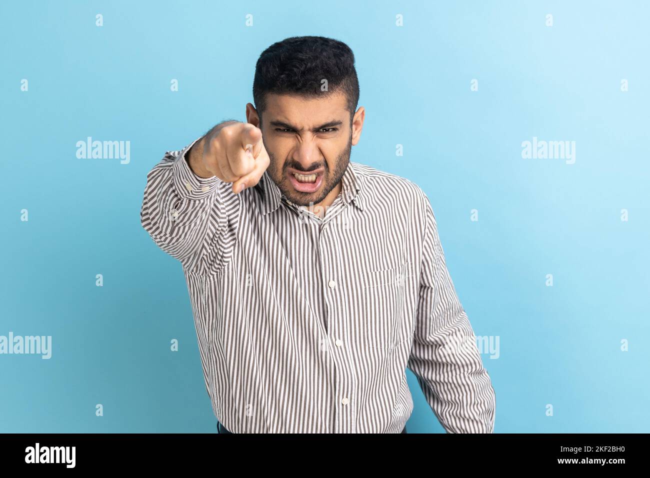 Angry man pointing finger on hi-res stock photography and images - Alamy