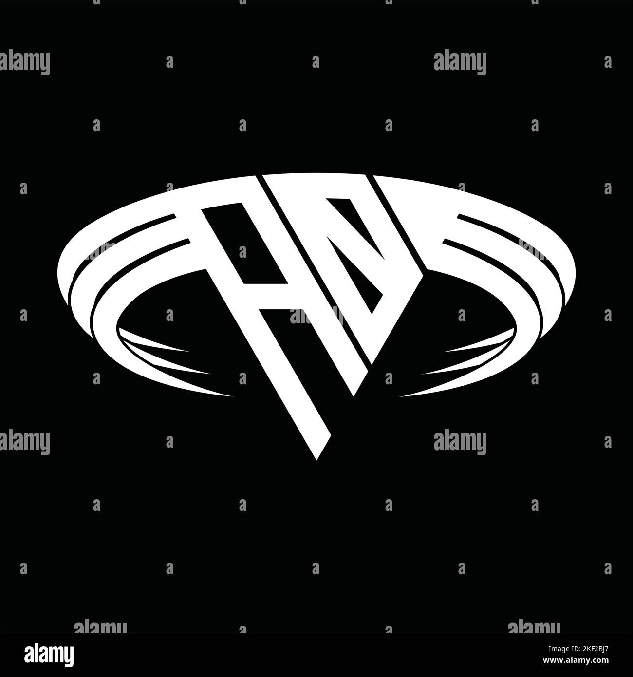 AO Logo letter monogram with triangle slice shape design template Stock ...