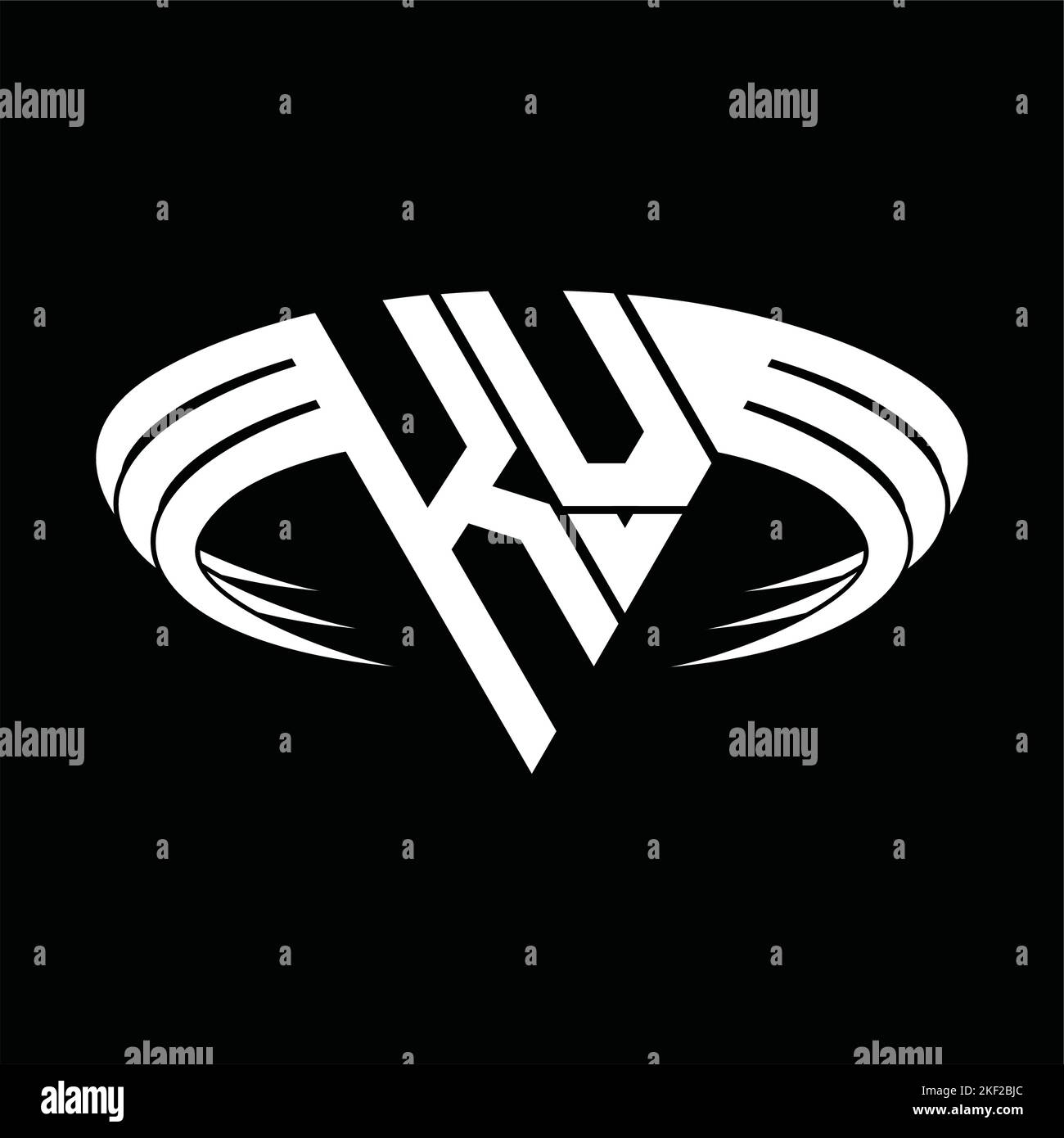 KV Logo letter monogram with triangle slice shape design template Stock ...