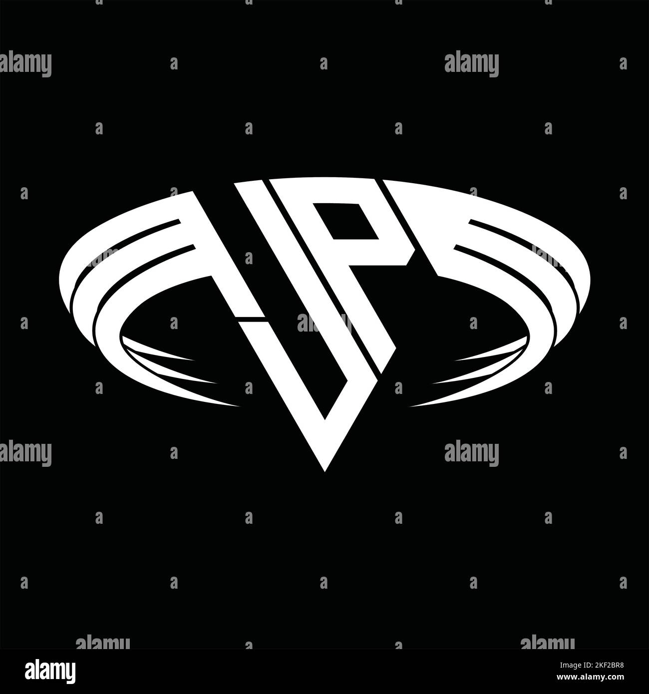 JP Logo letter monogram with triangle slice shape design template Stock ...