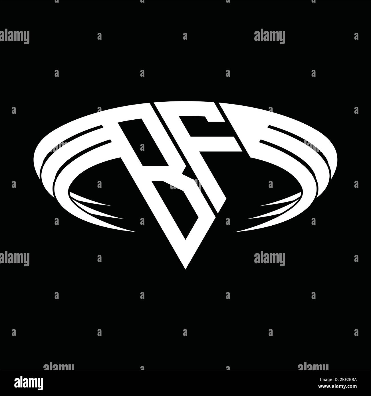 Bf letter vector vectors hi-res stock photography and images - Alamy