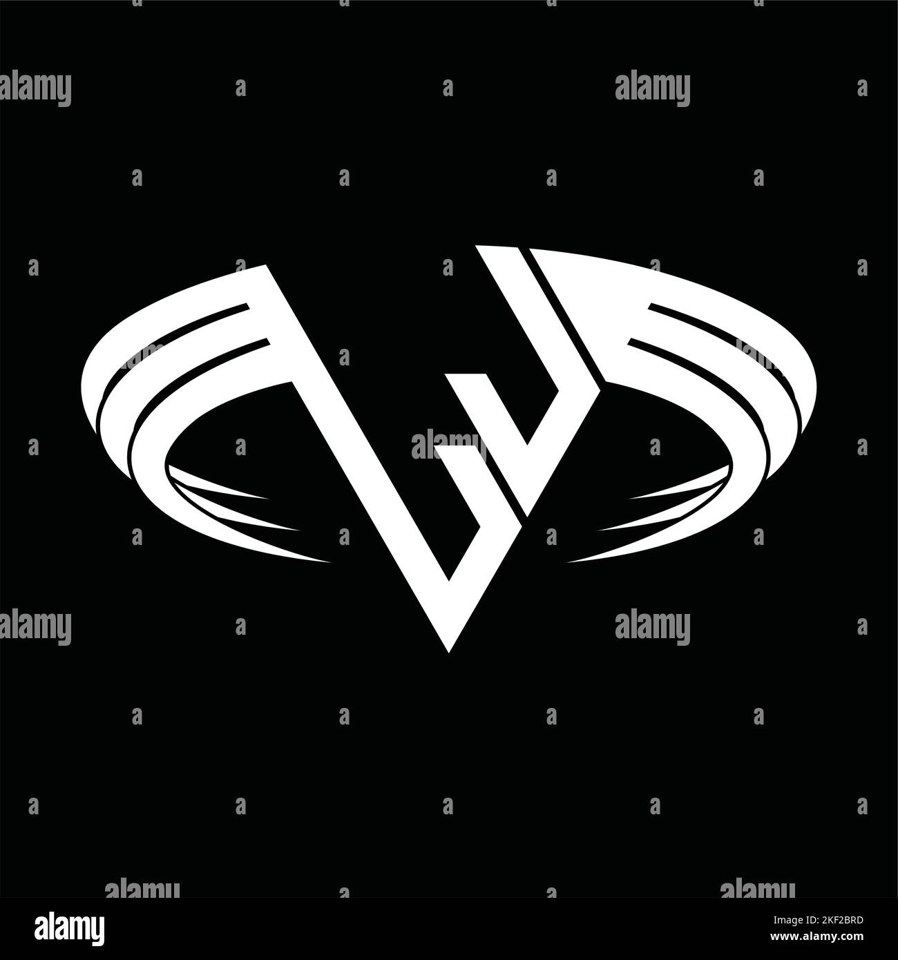 LJ Logo letter monogram with triangle slice shape design template Stock Vector Image & Art - Alamy