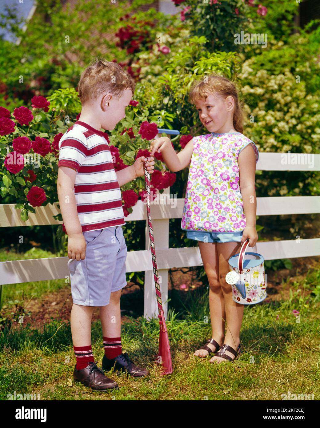 Brother and sister in the 1960s hi-res stock photography and images - Alamy