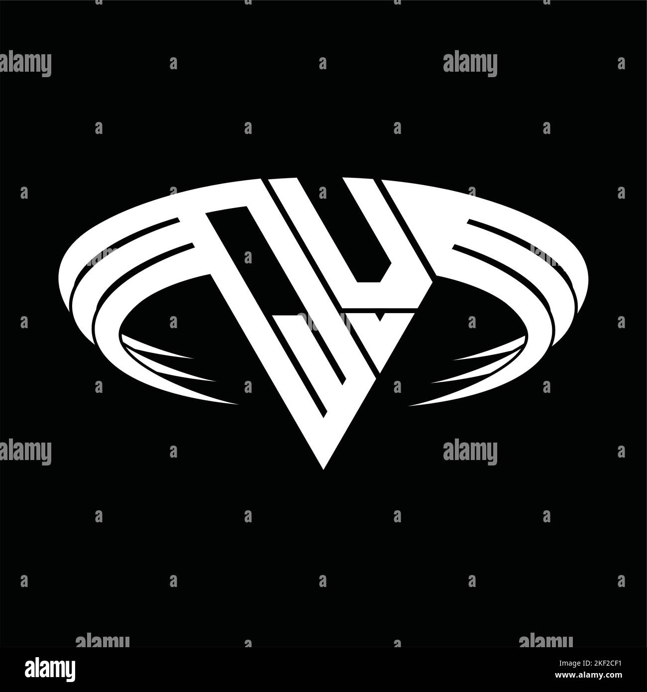 QV Logo letter monogram with triangle slice shape design template Stock ...