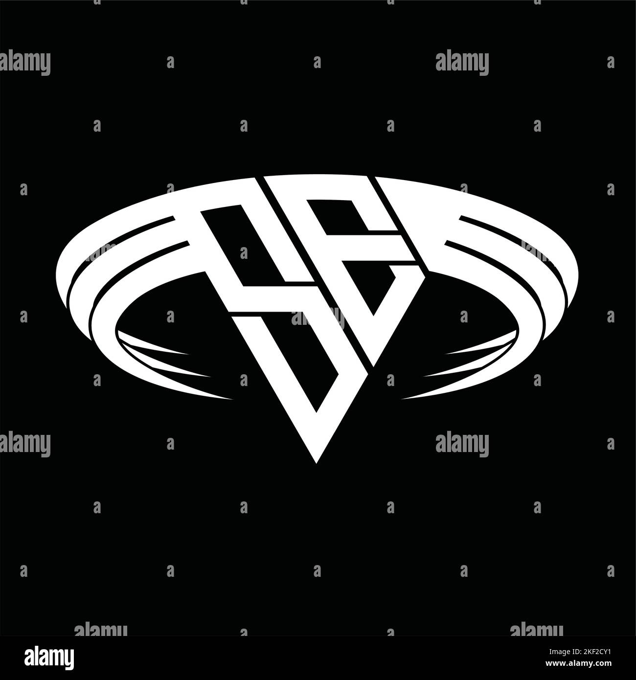 SE Logo letter monogram with triangle slice shape design template Stock ...